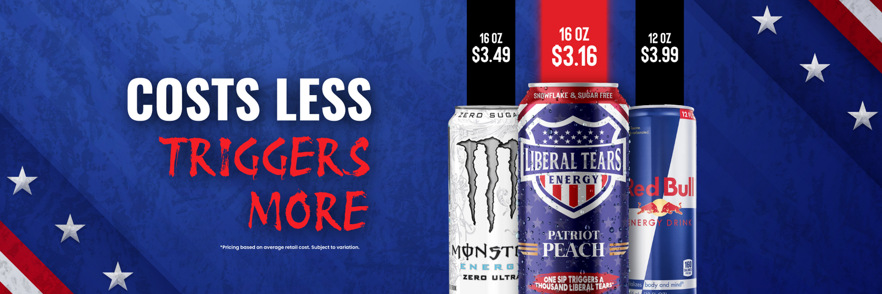 One Sip Triggers a Thousand Liberal Tears – Liberal Tears Energy